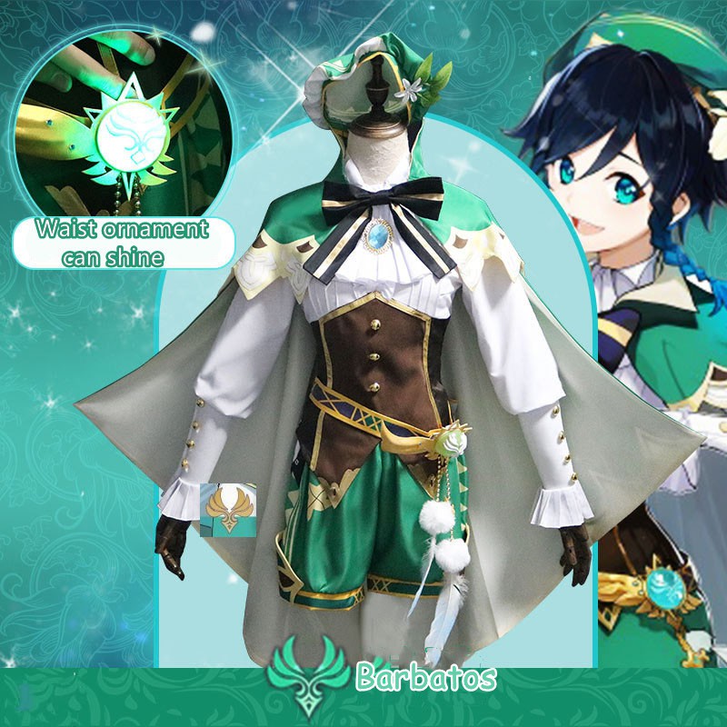 Genshin Impact Wendy cos , the singer of Gao Tian Cosplay clothing ...