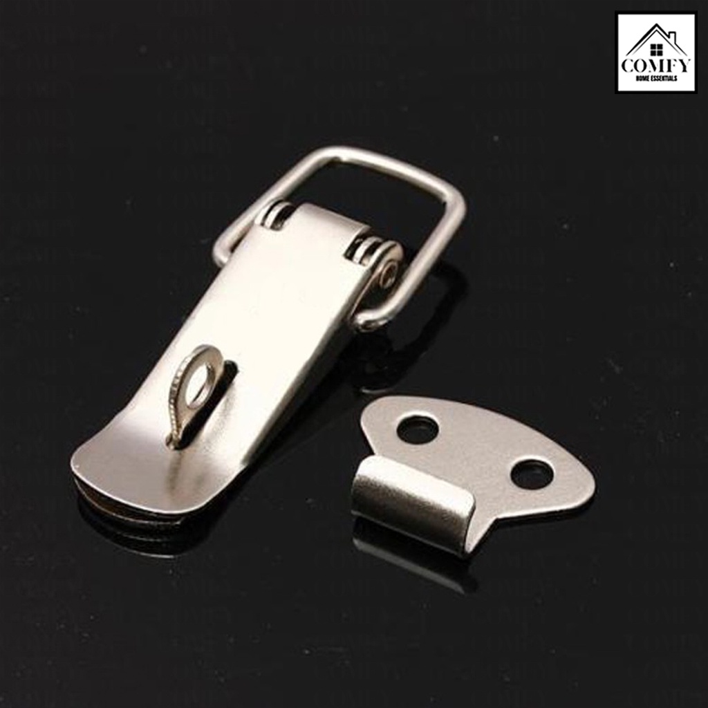 (3 SIZES) HEAVY DUTY Cabinet Box Spring Loaded Toggle Catch Lock Latch ...