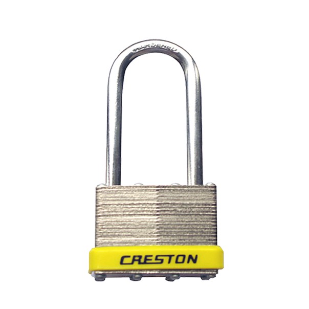 CRESTON Laminated Steel Padlock Long Shackle | Shopee Philippines