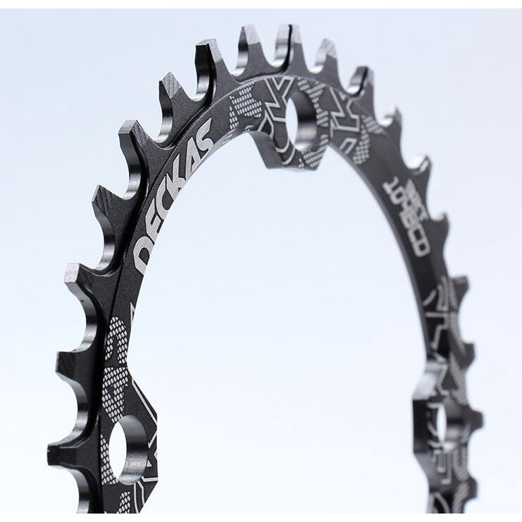 Deckas 104BCD Round Narrow Wide Chainring Mountain bike bicycle 32T 34T 36T 38T crankset Tooth ...