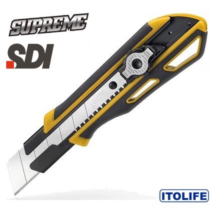 SDI Heavy Duty Cutter/Utility Knife 0445C (25mm, Dual Lock) | Shopee Philippines