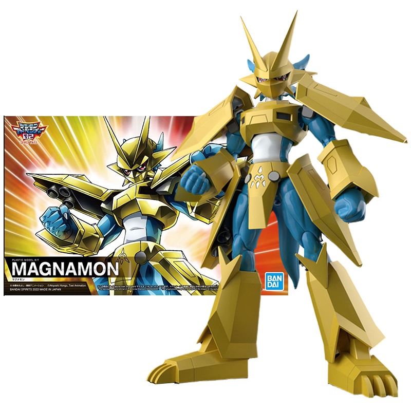 Bandai Genuine Digimon Anime Figure Figure Rise FRS Magnamon TV Edition ...