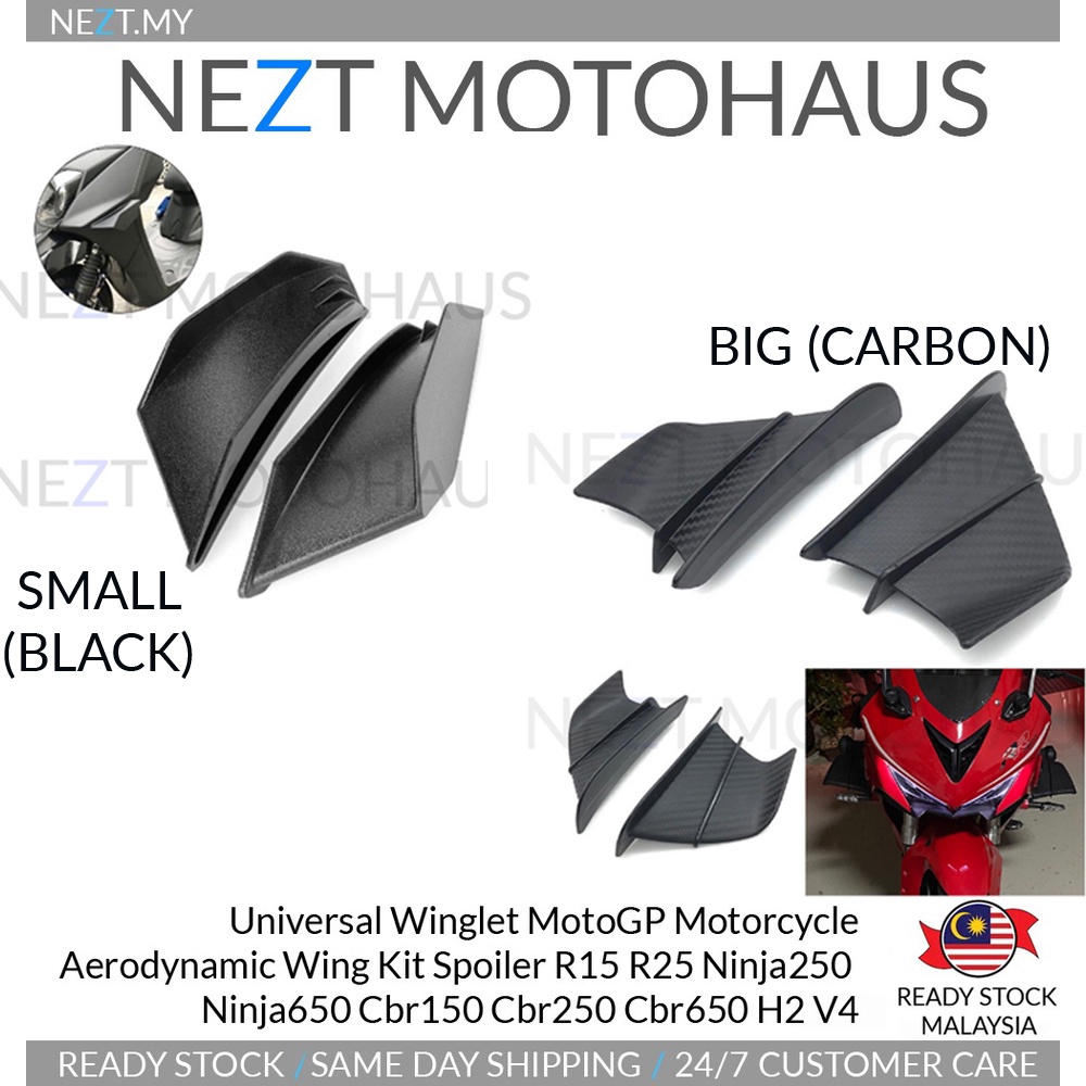 Universal Winglet MotoGP WingKit Spoiler Y15 Y16 R15 R25 VF3 Ninja250 ...