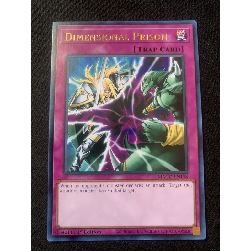 YuGiOh - Dimensional Prison (TCG) | Shopee Philippines