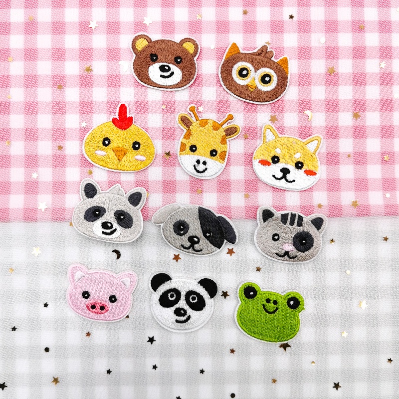 Simply Craft ID - Embroidery PATCH ANIMAL HOUSE SERIES IRON ON / ANIMAL ...