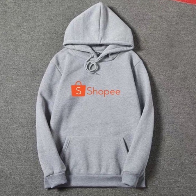SHOPEE logo PRINT HOODIE JACKET UNISEX HIGH QUALITY COTTON FABRIC GOOD ...