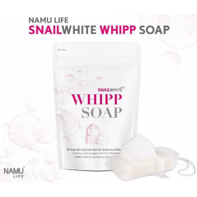 Original Snail white whipp soap made in thailand | Shopee Philippines