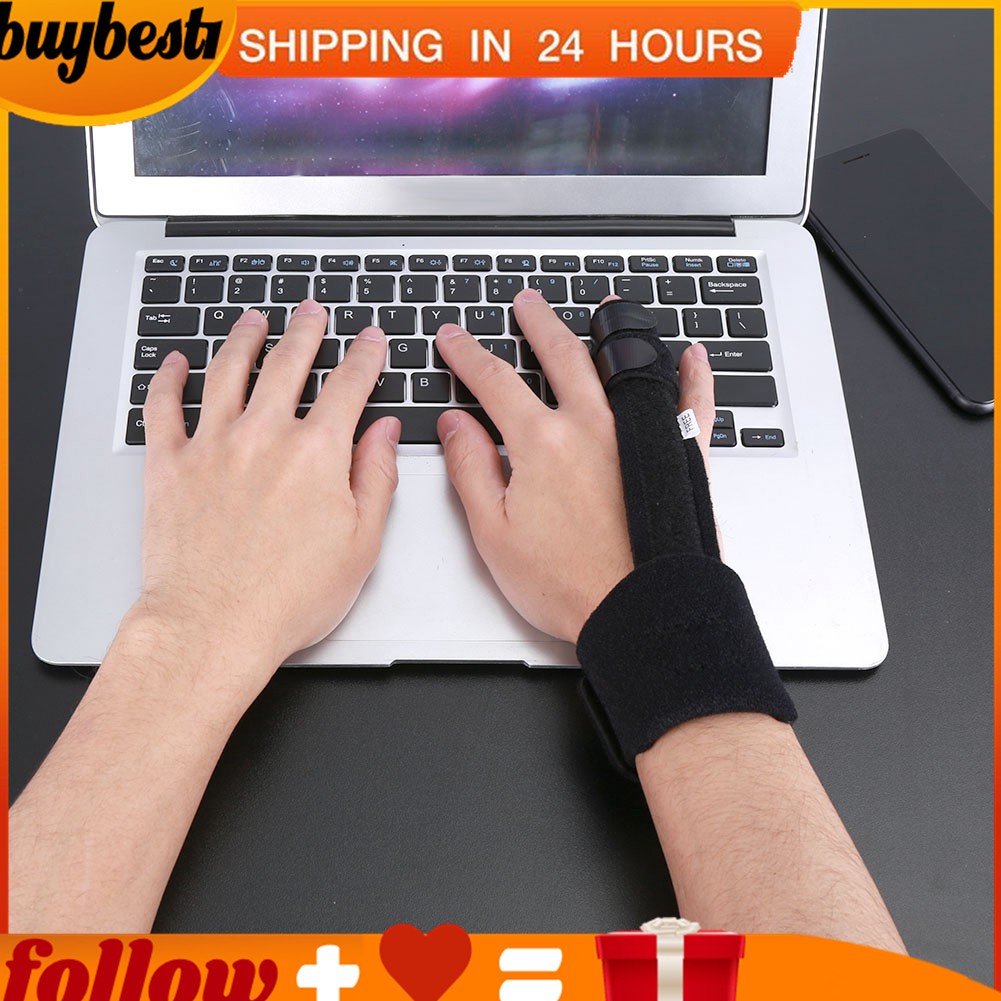 [Buybest1] Adjustable Neoprene Finger Splint Hand Support Recovery ...