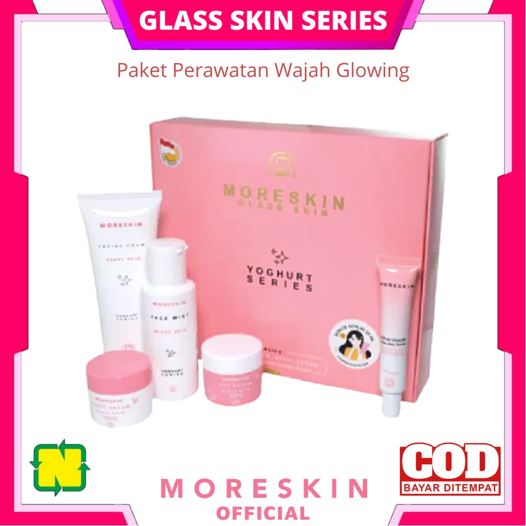 Moreskin Glass Skin Yoghurt Series - Original Glaskin Glowing Facial ...