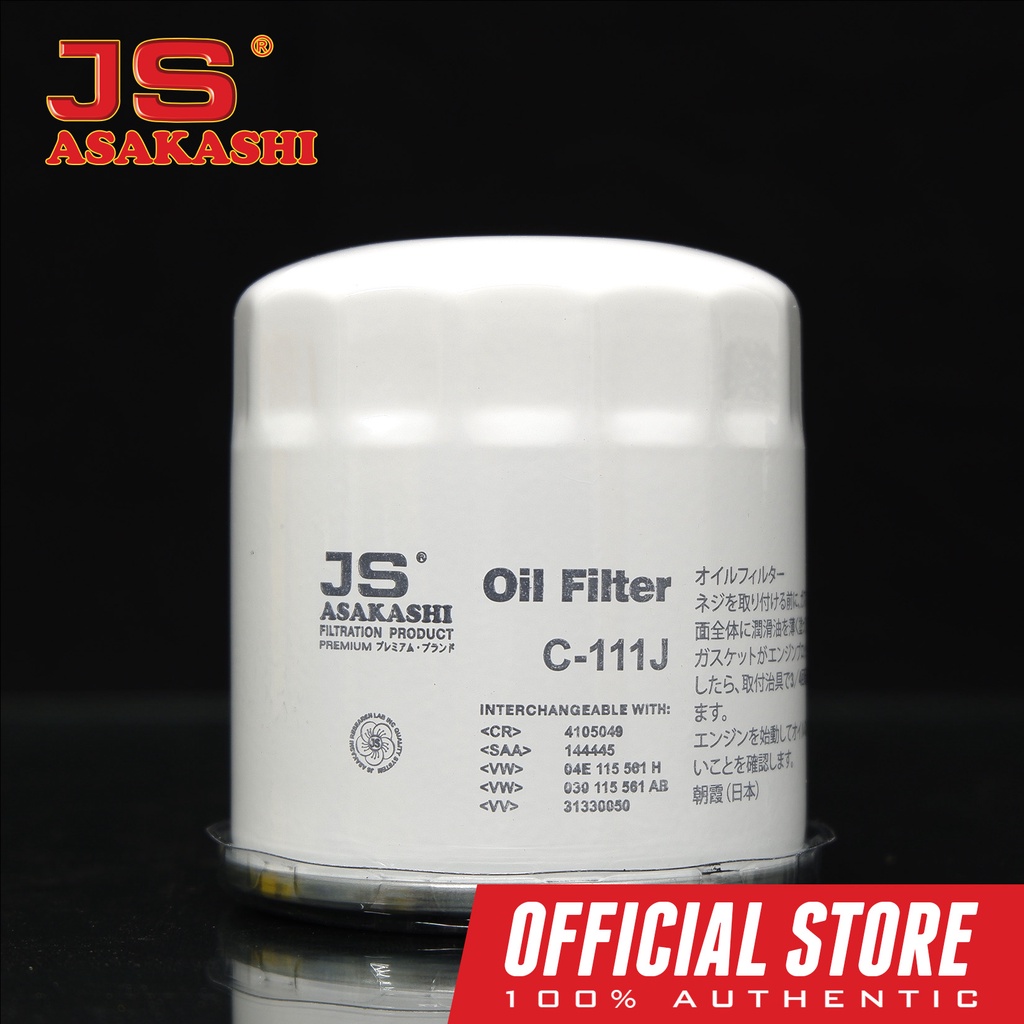 JS Oil Filter C111J for Toyota Revo FX GLX/GL Gas, 4-Runner, Rav4 ...
