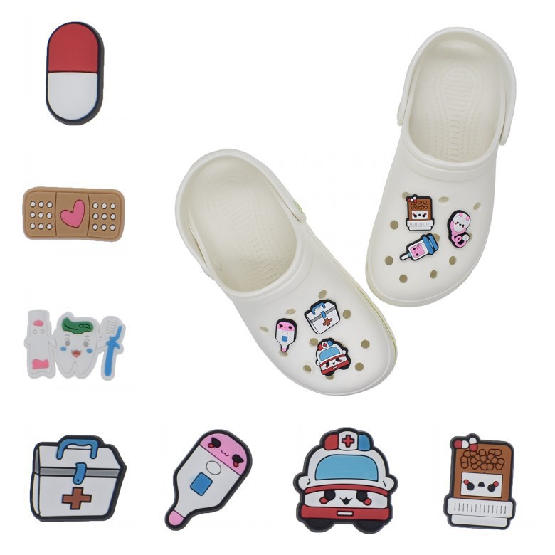 Crocs Jibbitz Creative Cute Cartoon Colorful New Medical Supplies ...