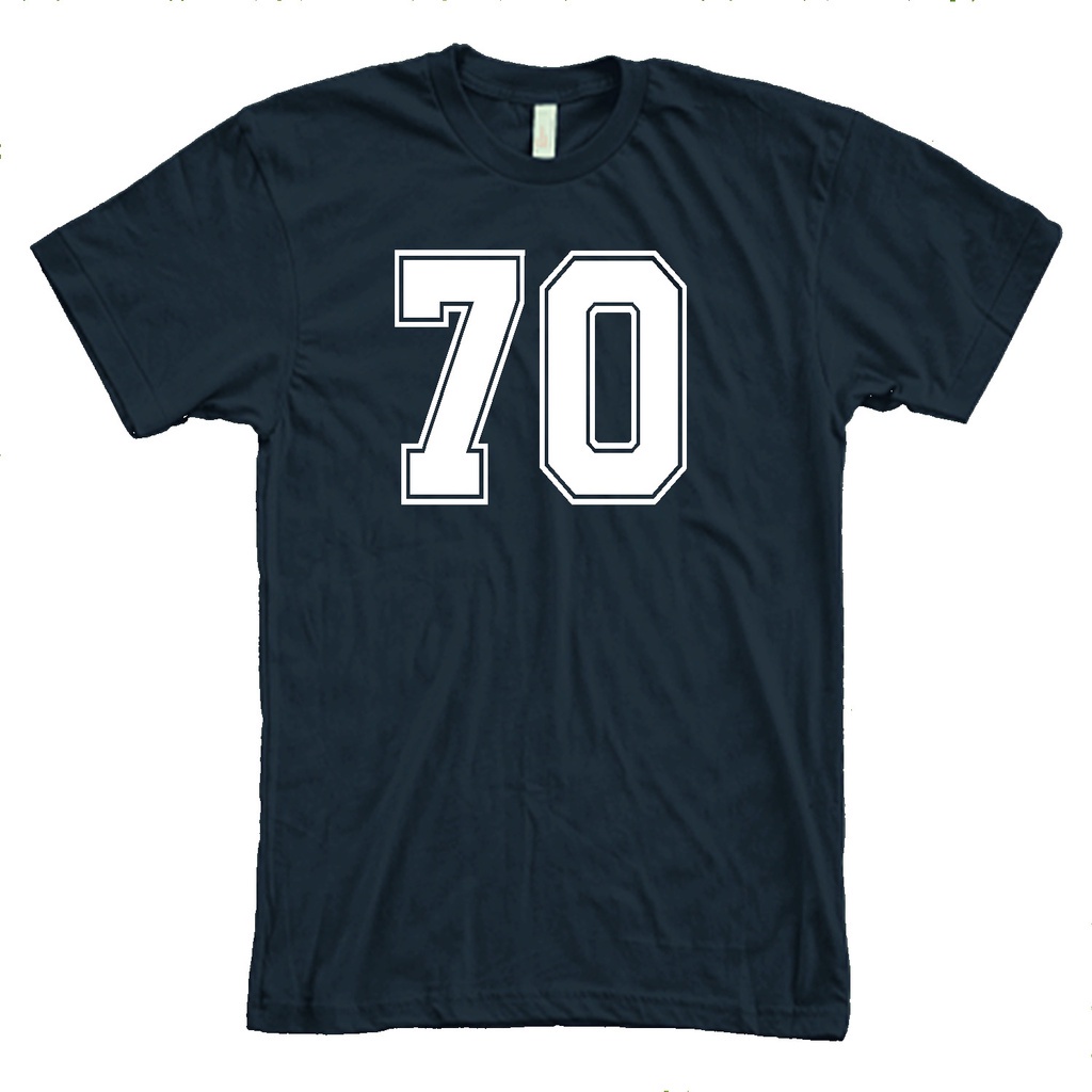 MRL Prints Jersey Number 70 71 72 73 74 75 76 77 78 79 Shirt Navy Blue ...