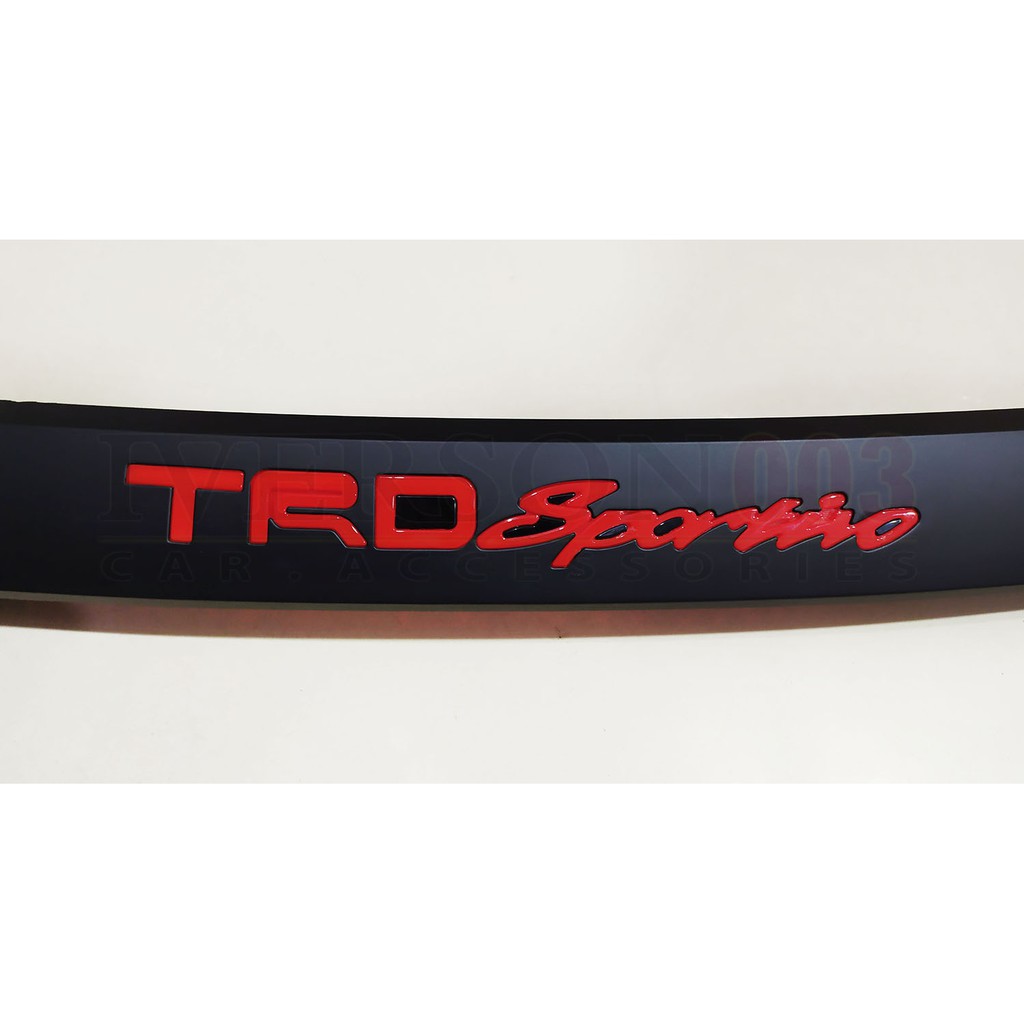 Black TRD Sportivo Front Hood Lip Shield Electroplate Ornament For ...