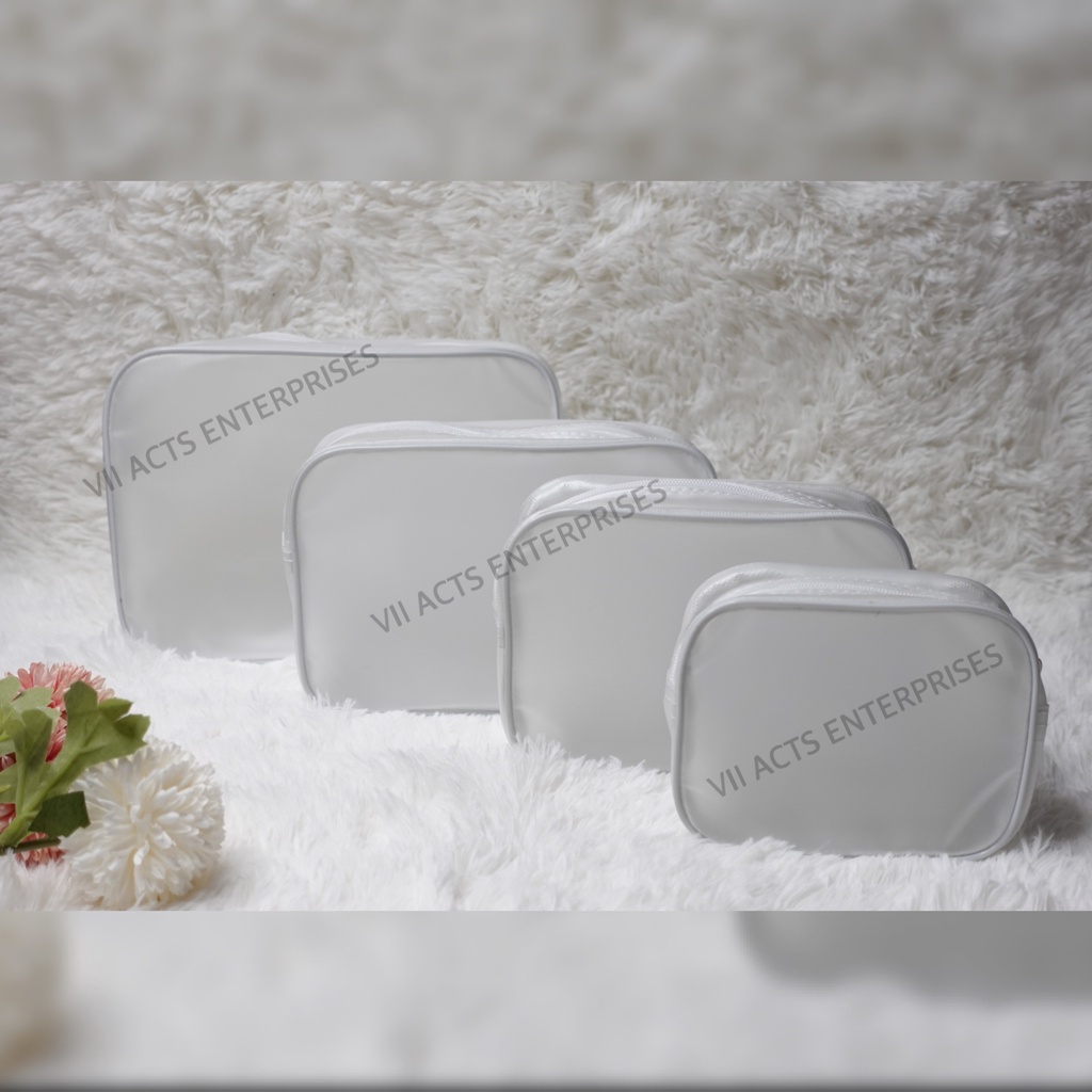 PERSONALIZED POUCH TRANSPARENT ORGANIZER MAKE UP POUCH | Shopee Philippines