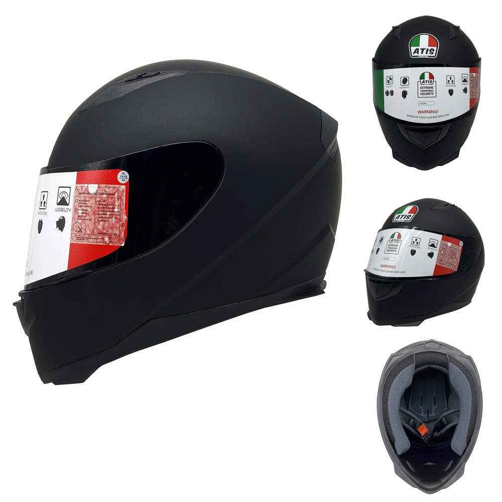 Motorcycle Full Face Helmet Motors Visor Helmets Motor | Shopee Philippines