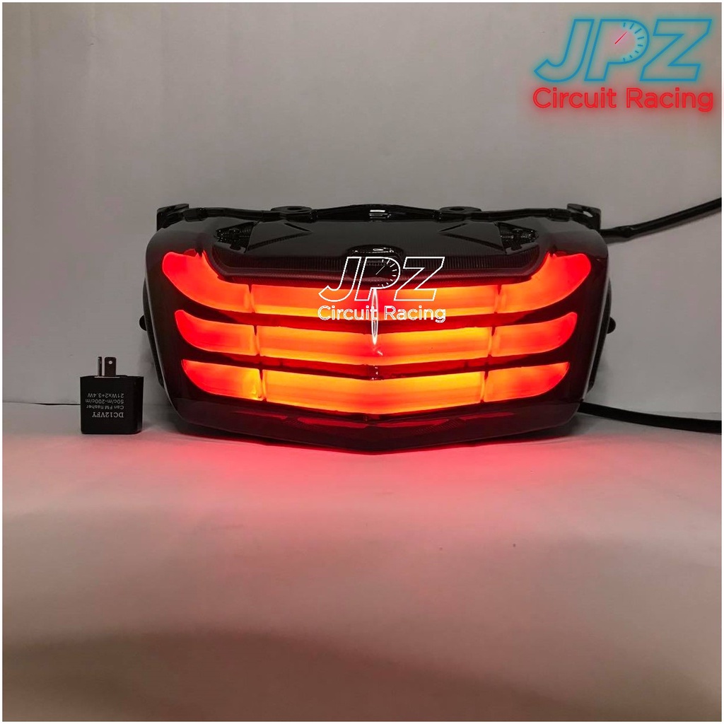 JPA 3 STRIPED LED TAIL LIGHT ASSEMBLY for YAMAHA NMAX v1 FREE RELAY ...