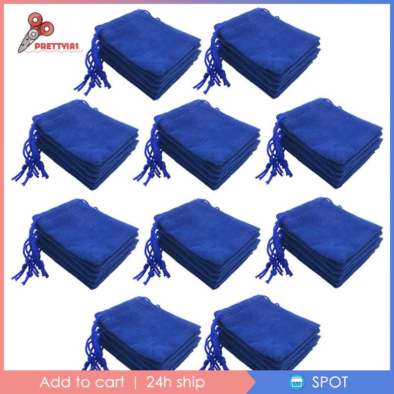 [M1-PRE1] 50pcs Cloth Jewelry Pouches Drawstring Bags Wedding Favor ...