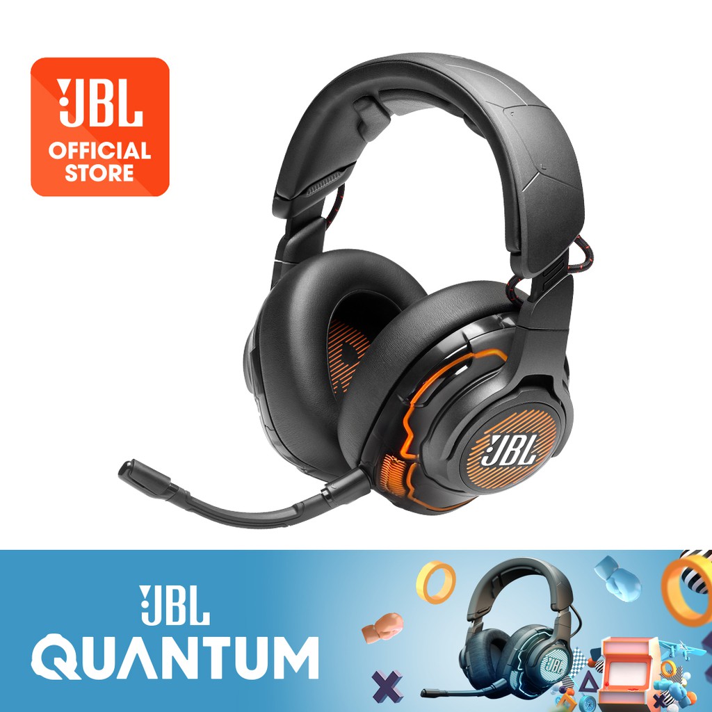 JBL Quantum One USB Wired 3.5mm + USB C / 50mm driver / JBL 3D Surround ...