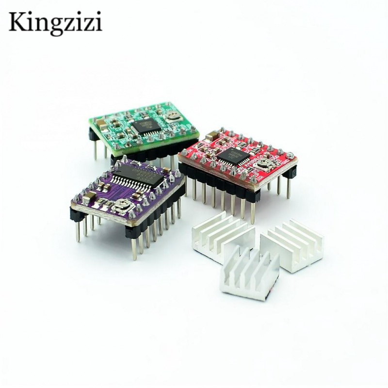 Reprap Stepper Driver A4988 DRV8825 Stepper Motor Driver Module +Heat ...