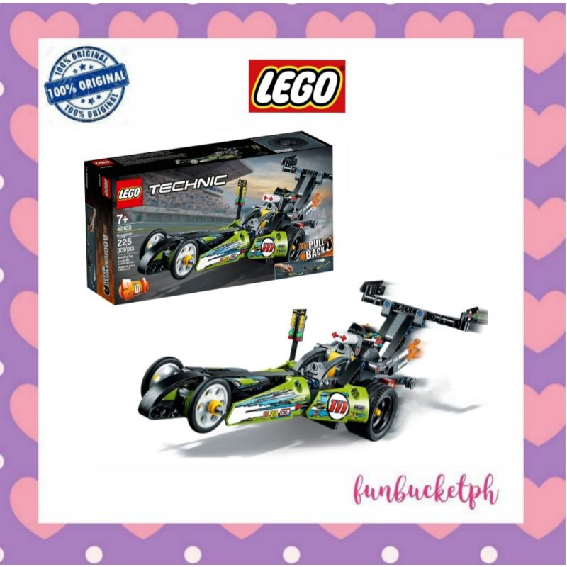 Original Lego Technic 42103 - Dragster Kit | Shopee Philippines