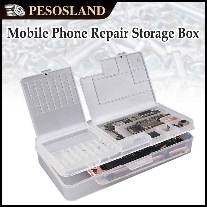 Mobile Phone Repair Parts Storage Box IC Chips Component Screws ...