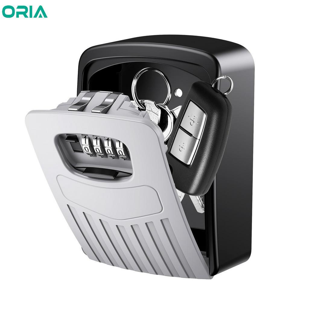 ORIA 4-Digit Combination Extra Large Key Lock Storage Box for Home ...