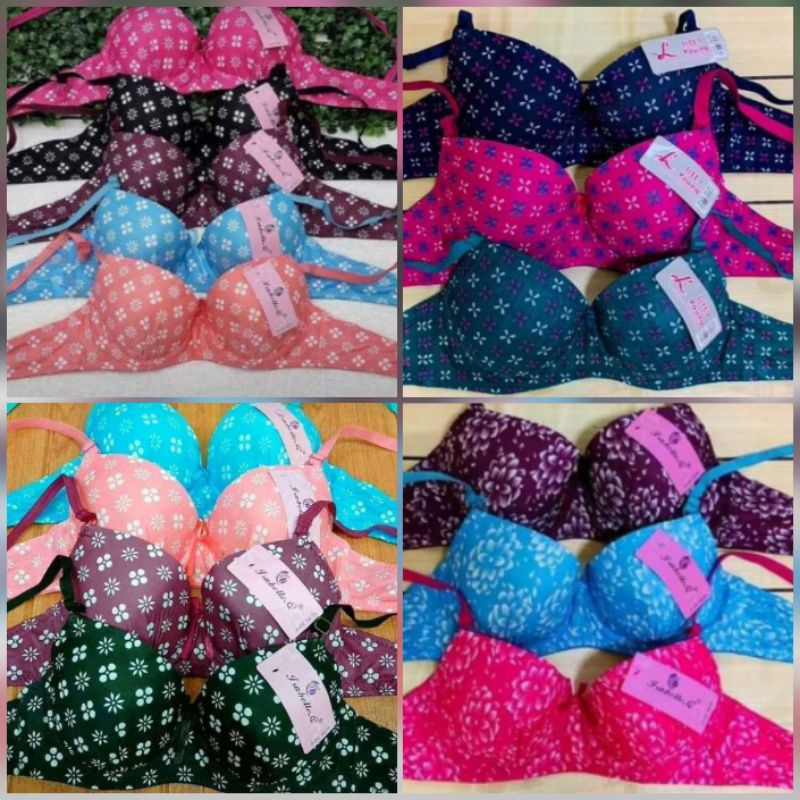 Bra with wire for women assorted 3pcs in 1packed | Shopee Philippines