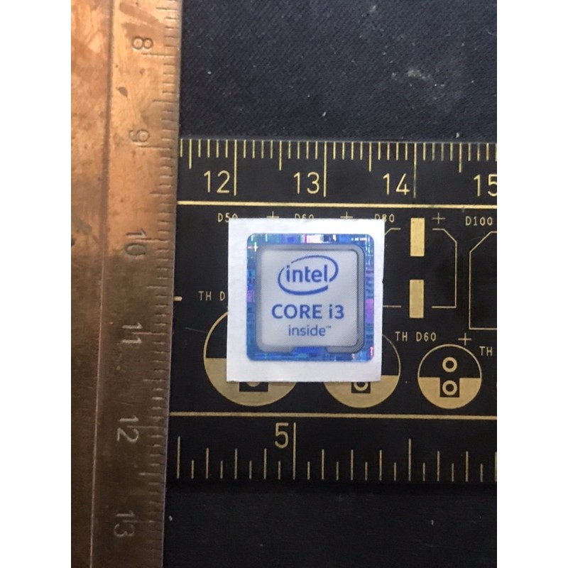 Original small size intel Core i3 6th gen logo Sticker | Shopee Philippines