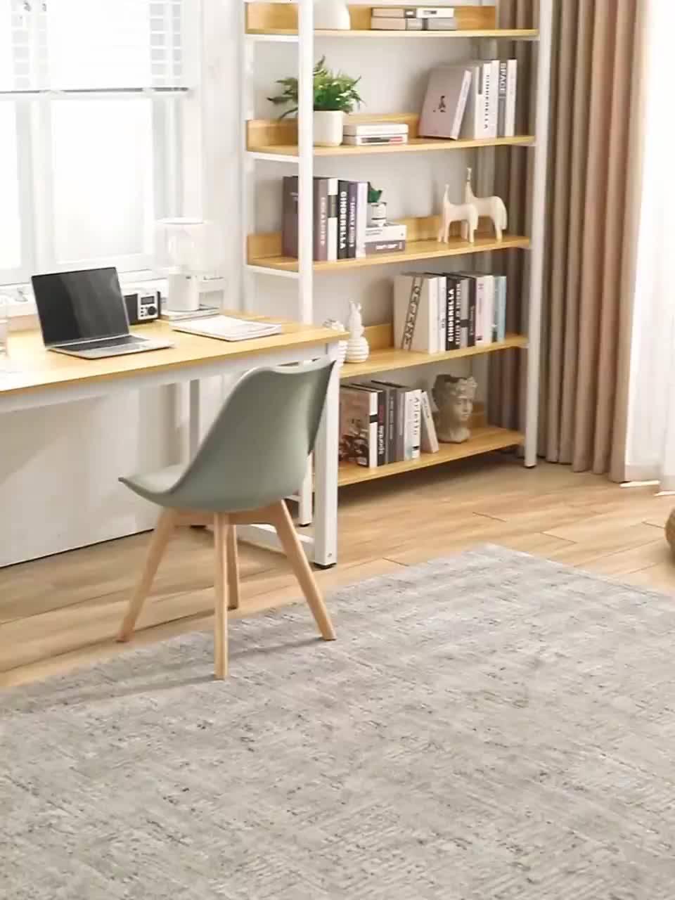 Wooden Durable Computer Desk Laptop Table for Home Office Working Study ...
