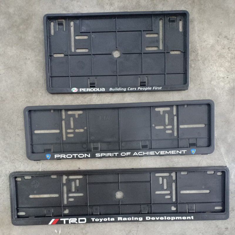 Cover Numbor Vehicle Car Number Plate ( FRAME LONG & SQUARE) Number ...