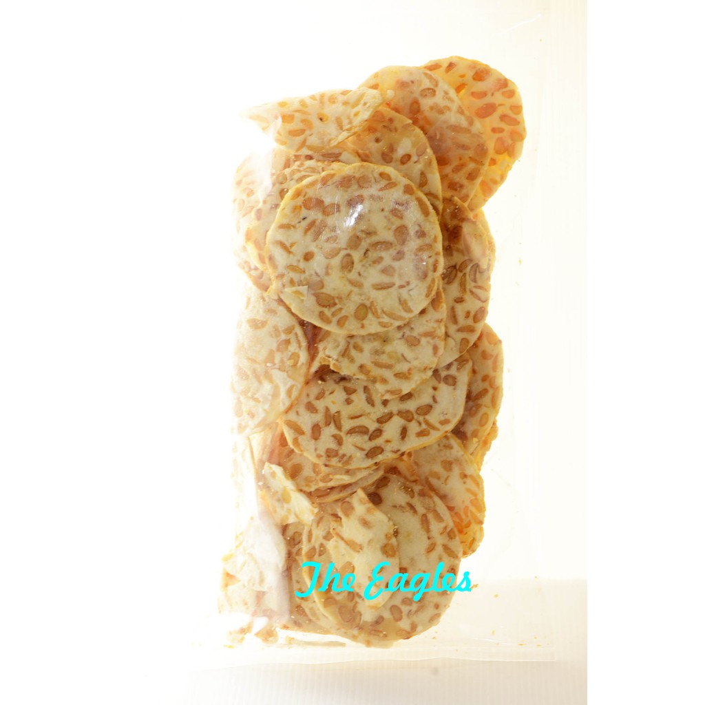 Typical Solo round fried tempeh chips 150 gr traditional soybean ...