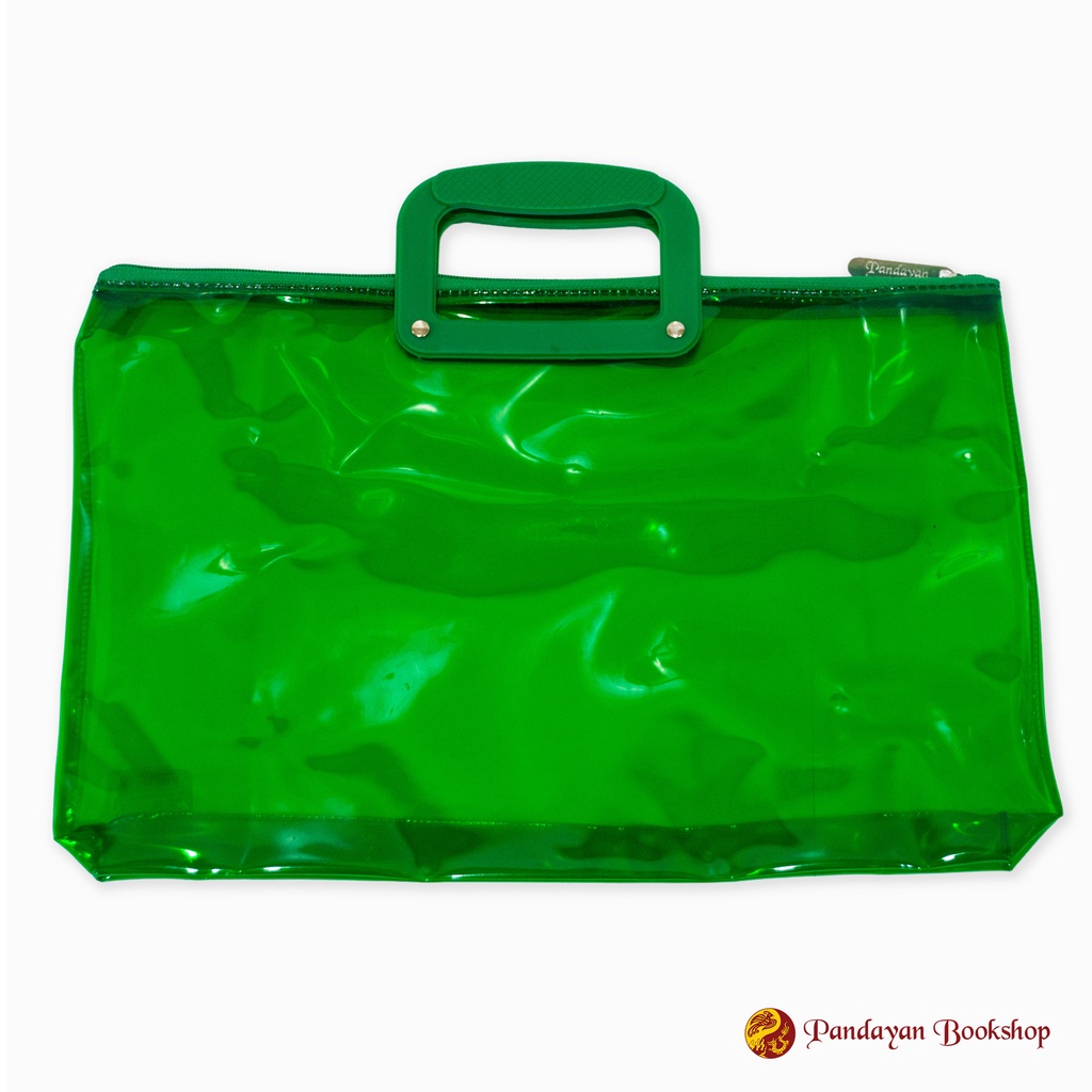 Pandayan Expandable Plastic Envelope With Handle And Zipper Lock ...