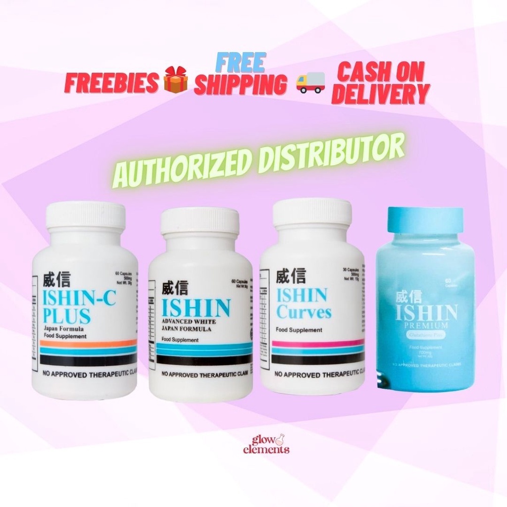 ISHIN 10x Advanced Whitening ISHIN Curves ISHIN C Immunity Boost ...