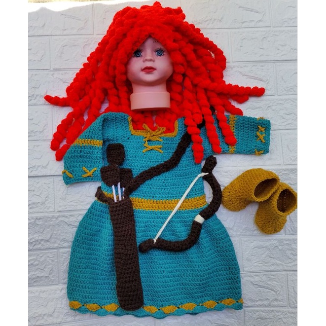 Merida of Brave Crochet Costume | Shopee Philippines
