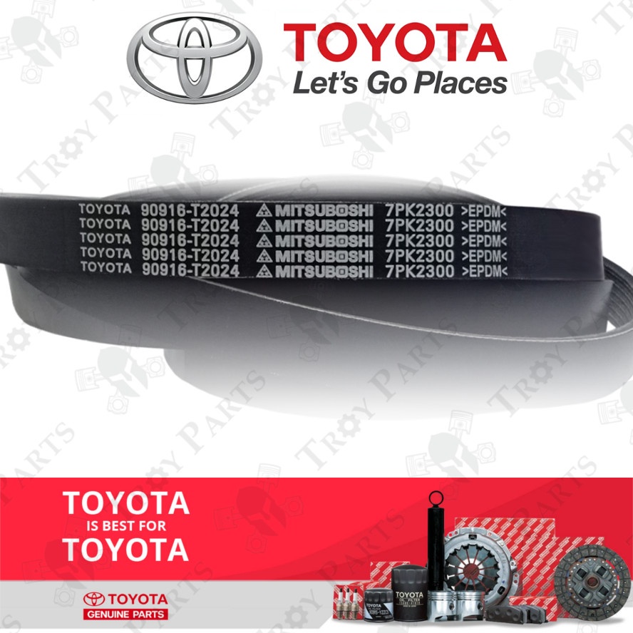 Toyota Fan Belt 90916-T2024 for Toyota Innova TGN40 Fortuner TGN51 ...