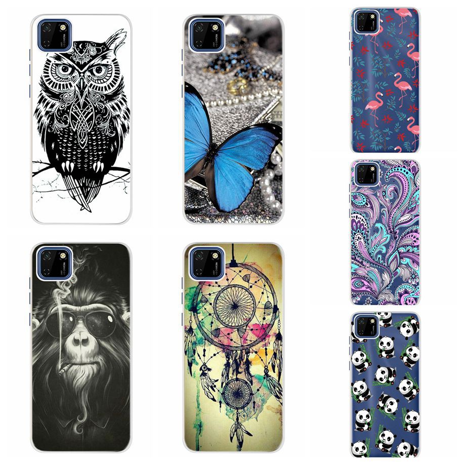 HUAWEI Y5P Y6P Y7P 2020 Case Soft Silicone Cute Pattern Phone Back ...