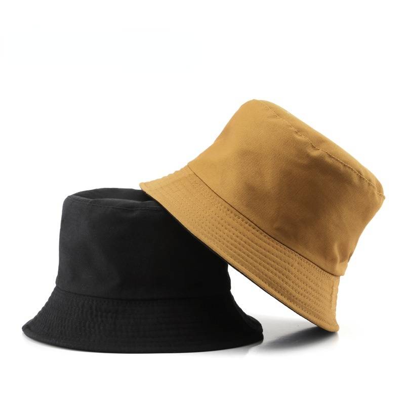 plain hat reversible bucket hat for women 18 colors solid color hat sun ...