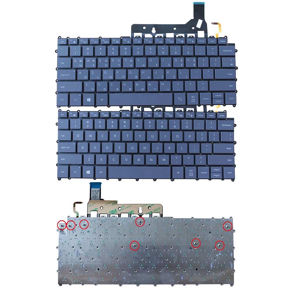 New US/ Korean Backlit Keyboard for Samsung Galaxy Book S NP767 ...