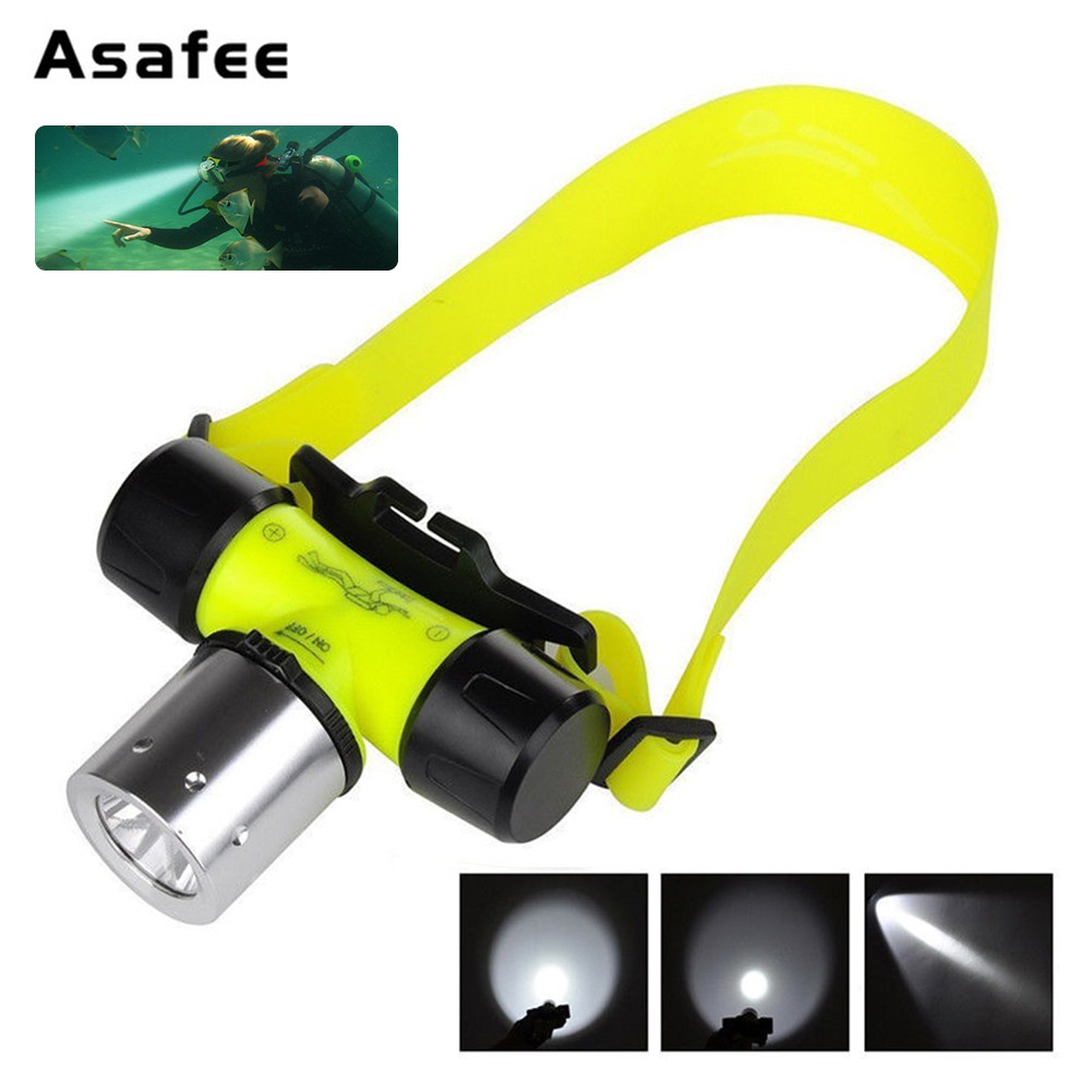 Asafee Fl019D 850Lm Xml T6 Led Underwater 50M Head Light Waterproof ...