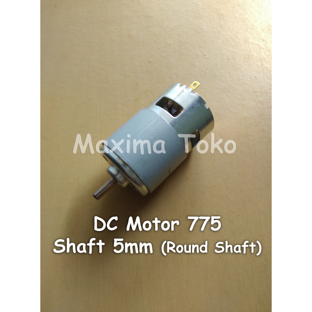 Dc Motor 775 Dynamo 775 Shaft 5mm 12V 6000RPM - 12000RPM | Shopee ...