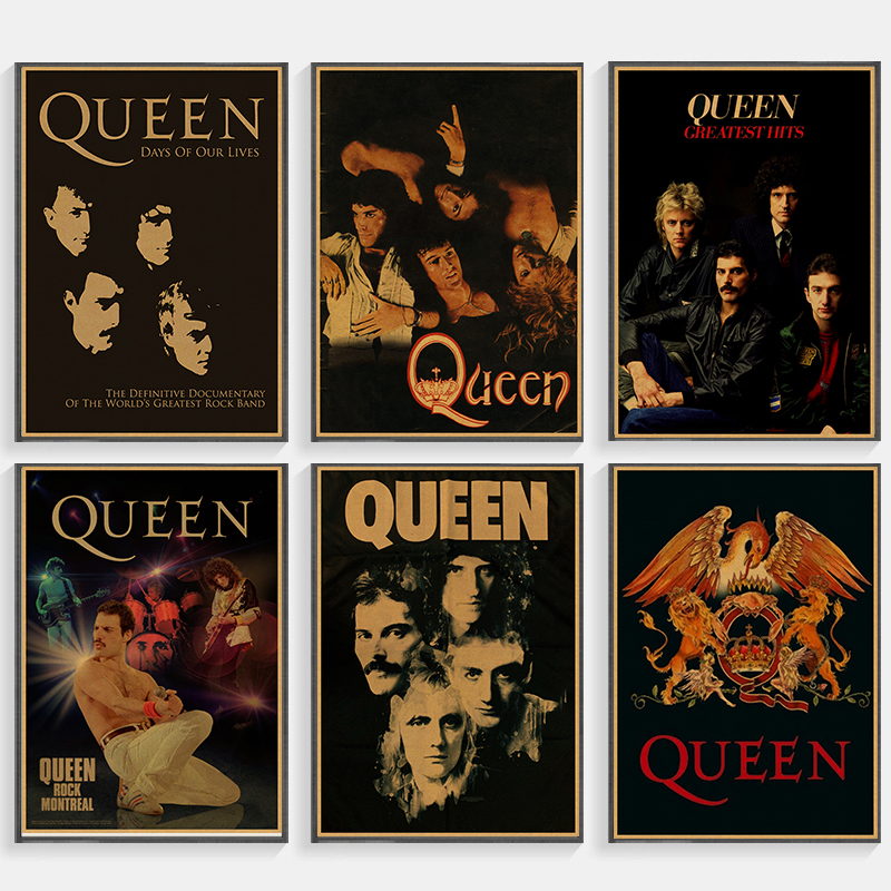 European and American band Series The Queen Posters Home Decoration ...