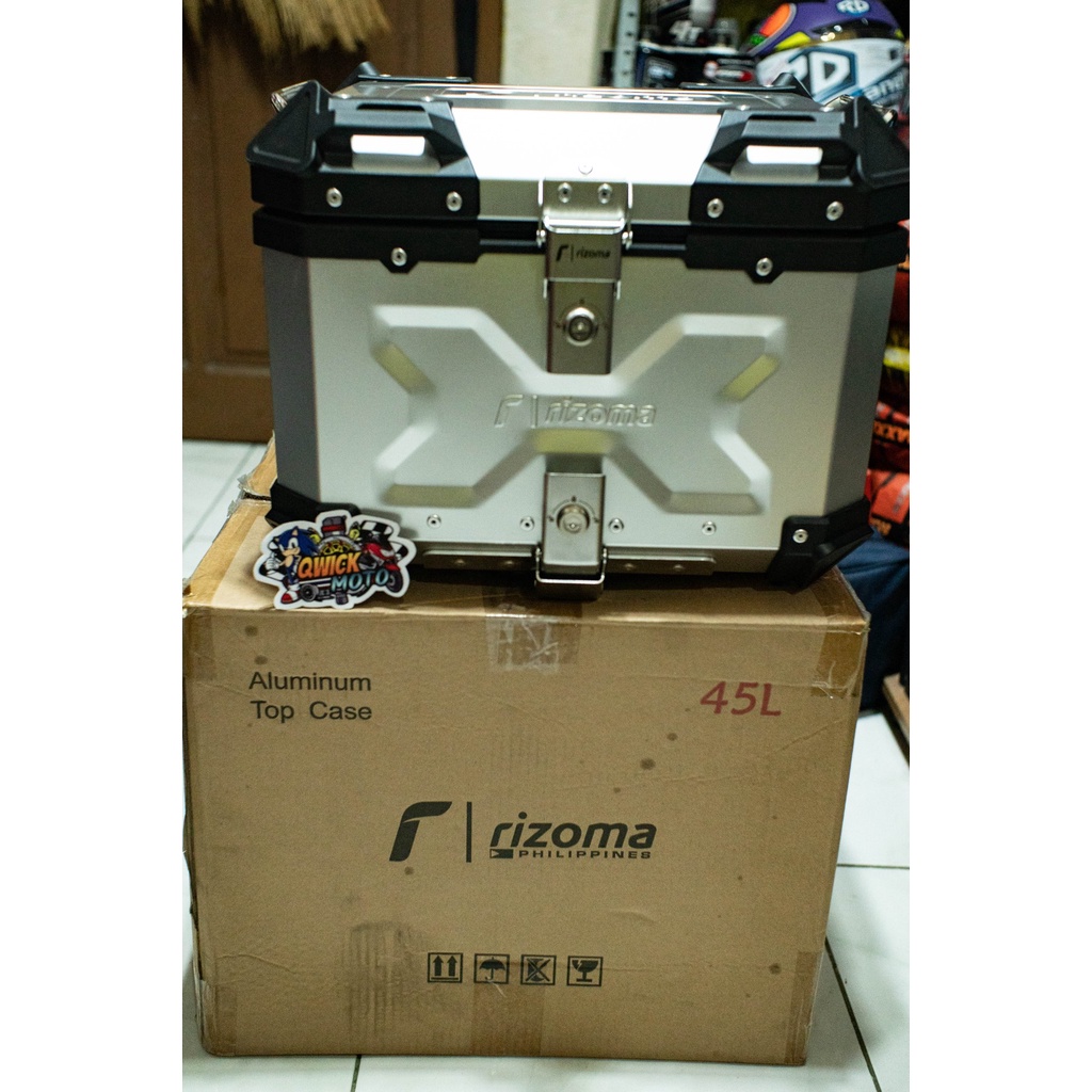 Rizoma Alloy Top Box 45liters (Silver) | Shopee Philippines