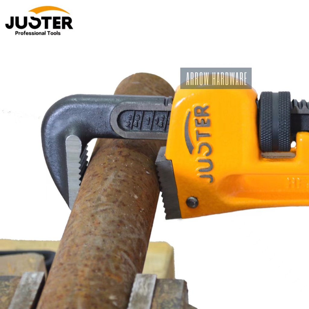 JUSTER Heavy Duty Pipes Wrench (8" | 10" | 12" | 14" | 18" | 24" | 36 ...