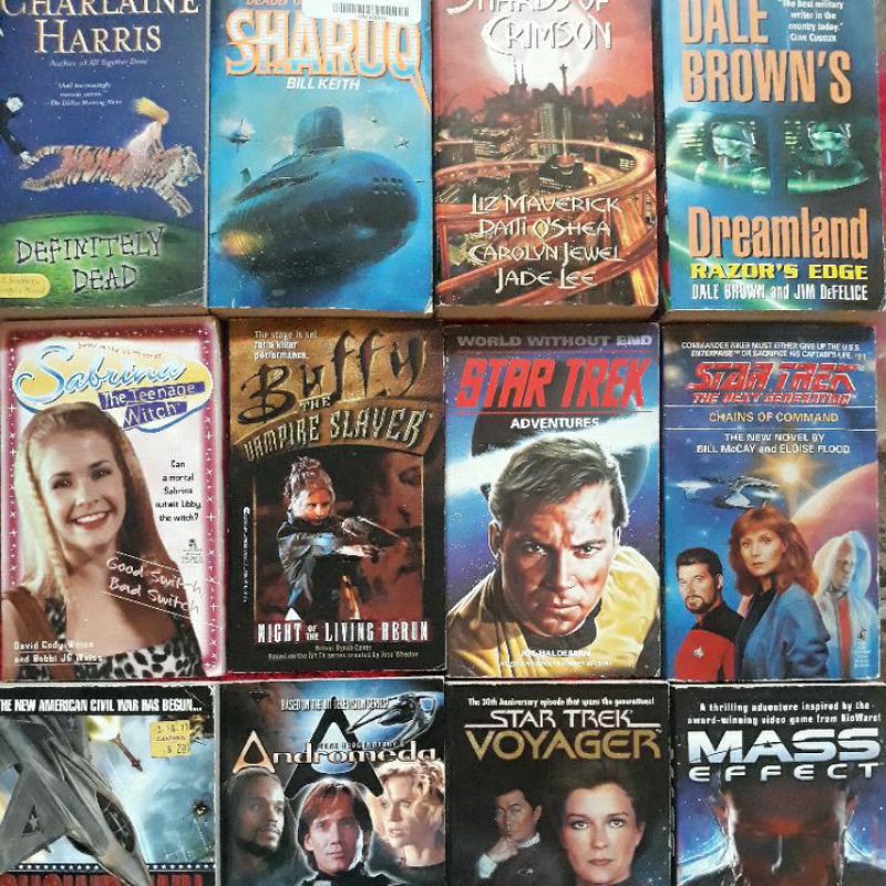 FAMOUS / SCIENCE FICTION / MYSTERY POCKETBOOKS (Check variations for ...