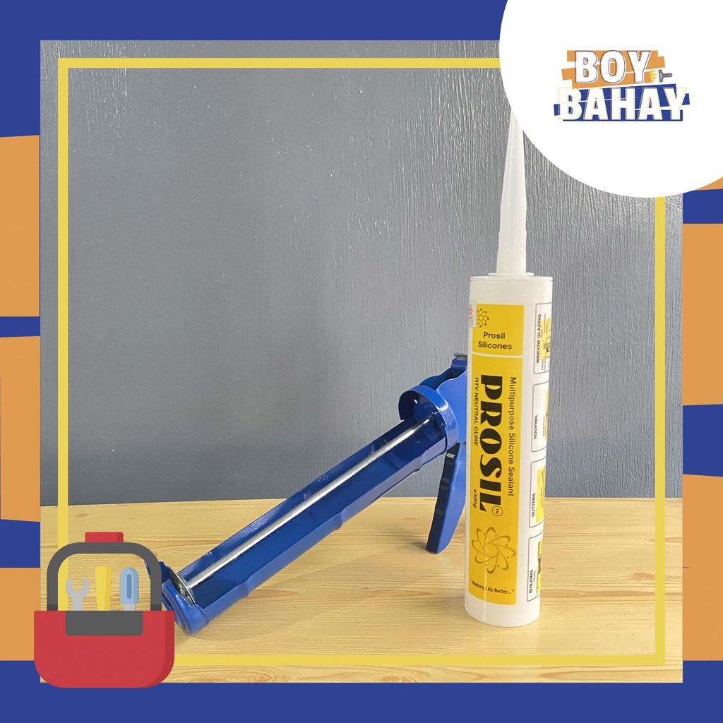 Prosil Silicone Clear Sealant (With Or Without Caulking Gun) | Shopee ...