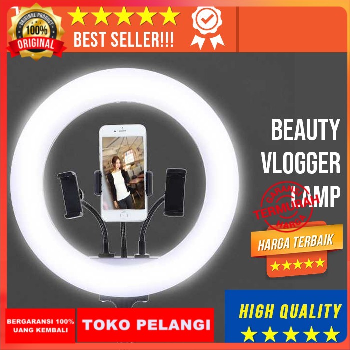Ring Lights Plus Tripod And 3pcs Smartphone Holder Led Studio Lamp ...