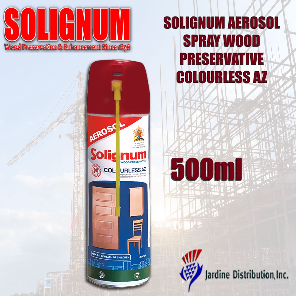 Solignum Aerosol Spray Wood Preservative Colourless AZ Killer ...