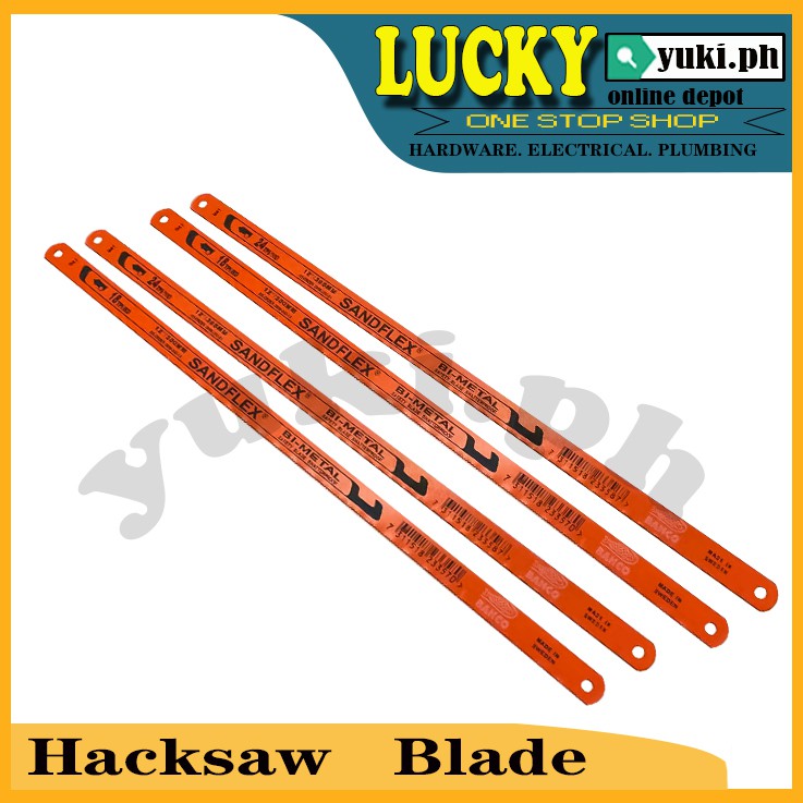 SANDFLEX HACKSAW BLADE 18 TPI/8D & 24 TPI/10D (12"/300MM) | Shopee ...