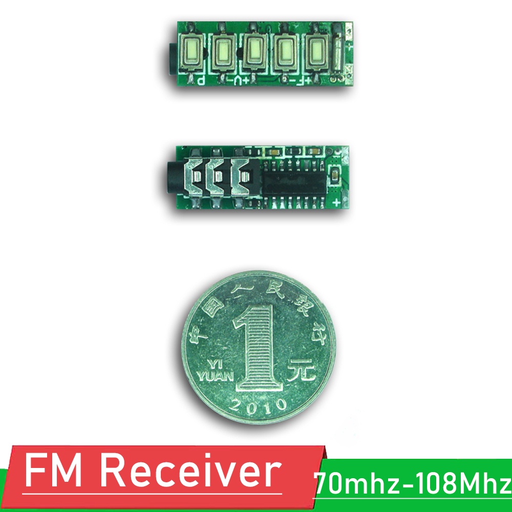 mini FM Radio Receiver 70-108 Mhz Module MCU Digital Frequency ...