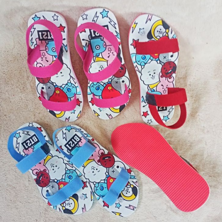 Children's Sandals Bts Mountain Sandals Latest Rubber Strap Sandals ...